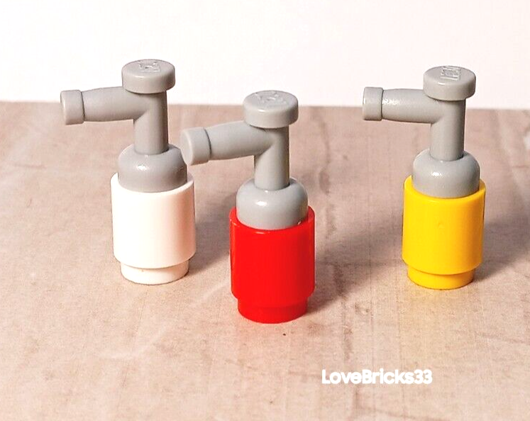 New LEGO Condiments Set Mustard Ketchup MAYO Gray PUMPS Self Service ...