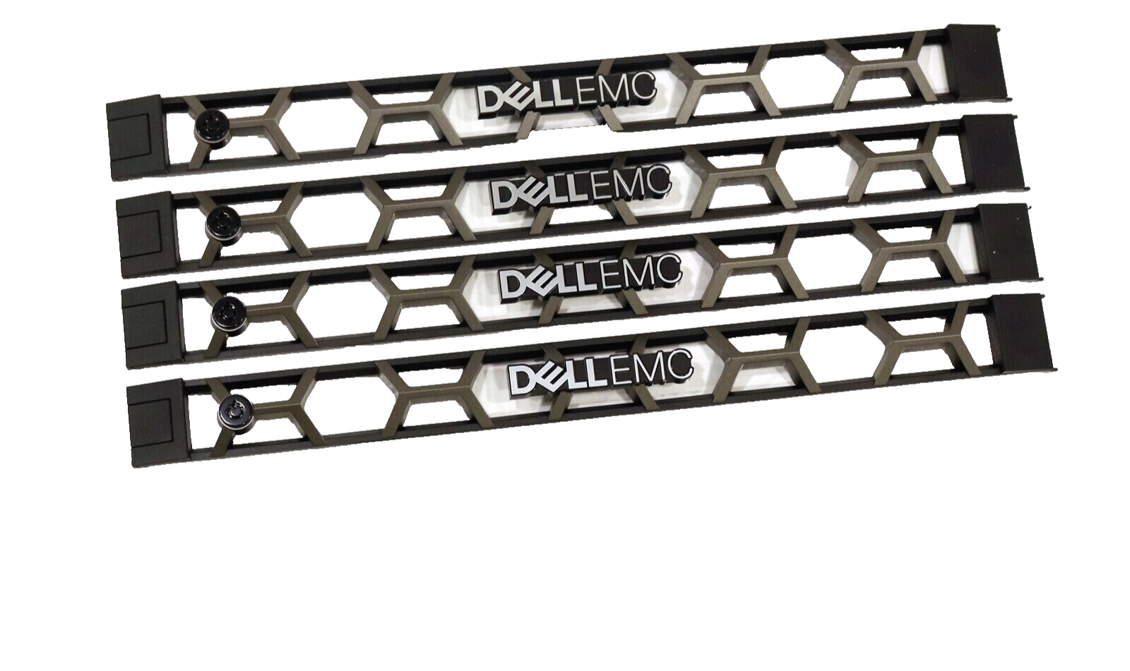 LOT OF 4 - Dell EMC 1U Server Front Bezel/Faceplate 9MTRW R340 R440 ...
