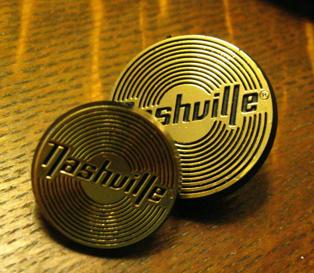 Nashville Tennessee Vintage Lapel Pins - Record Album LP 45 Set TN ...