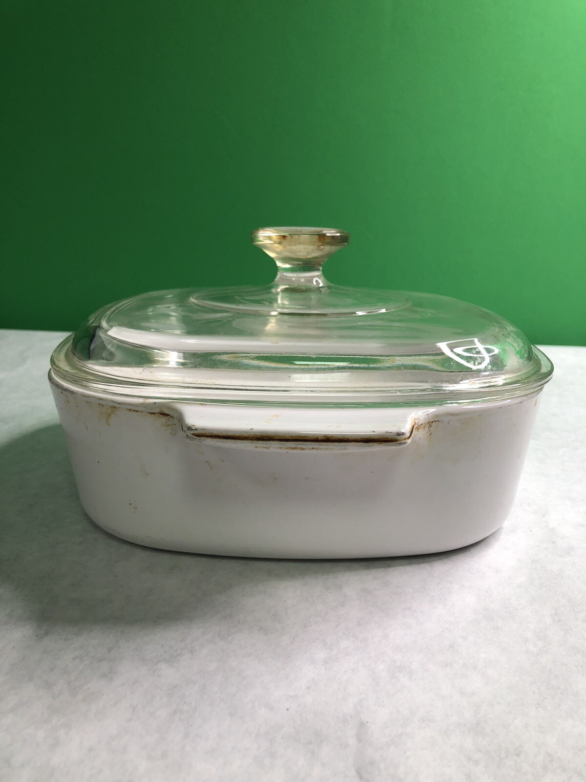 VERY RARE Corning Ware BLACK Cornflower A2B 2 Liter Casserole w/Pyrex ...