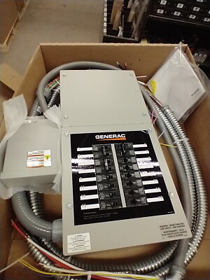 Generac OEM 85-Amp Indoor Automatic Transfer Switch w/ 16-Circuit Load ...