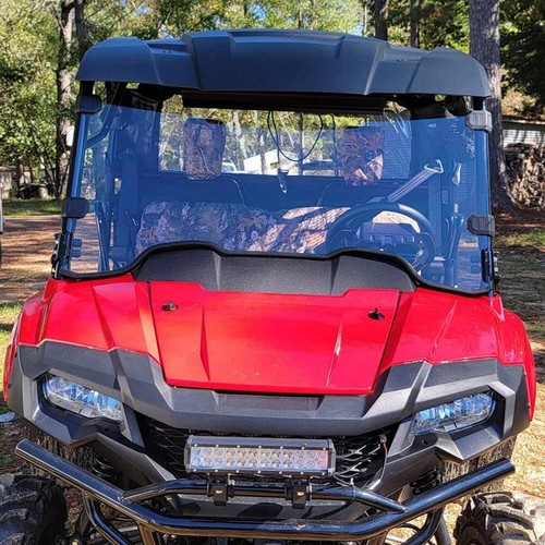 ANTI-SCRATCH UTV Front Windshield Window for Honda Pioneer 700/ 700-4 ...
