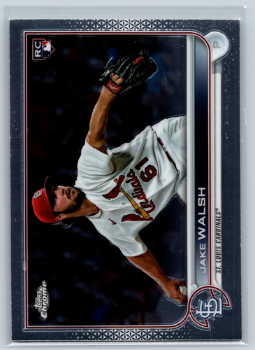 Jake Walsh 2022 Topps Chrome Update RC #USC156 St. Louis Cardinals ...