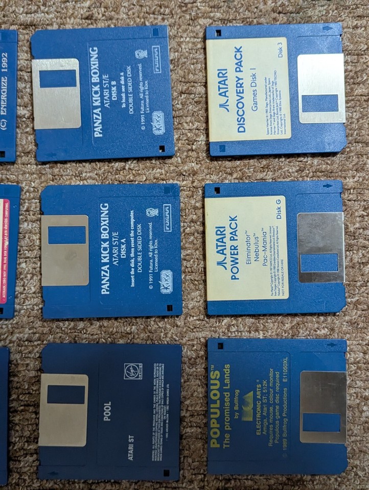 👉 ATARI ST / AMIGA 👈 JOB LOT OF X24 - RETRO COMPUTER GAMES (LOT 21 ...