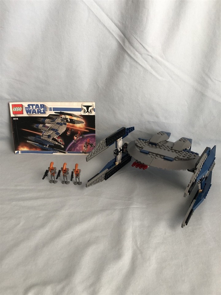 Lego set 8016 Hyena Droid Bomber STAR WARS complete w/ instructions NO ...