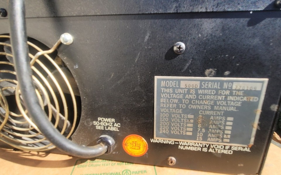 Vintage BGW 500D Mono/Stereo Power Amplifier Amp Works! | eBay