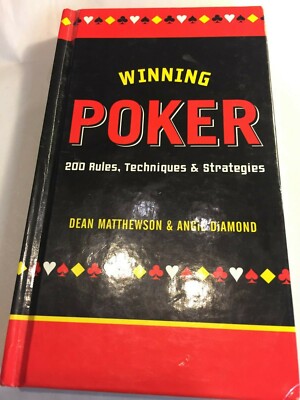 Winning Poker by Dean Matthewson & Angie Diamond. (Hardback) | eBay