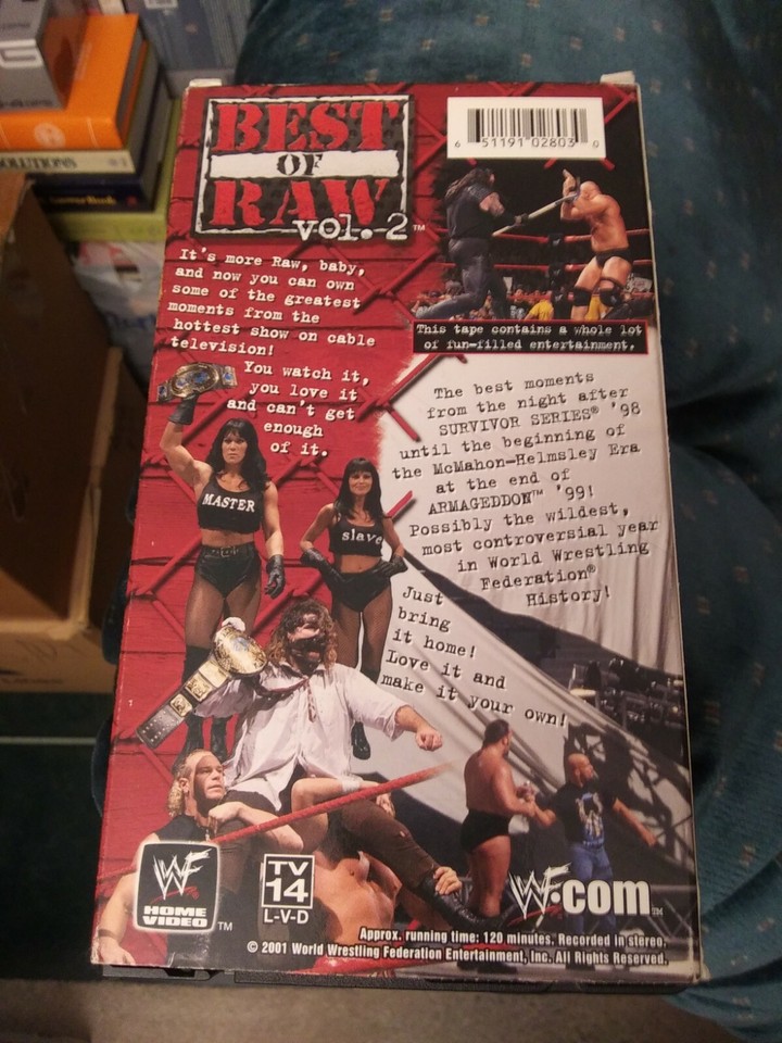 WWF Best of Raw Vol. 2 VHS 2001 Stone Cold The Rock Mankind Undertaker Triple H 651191028030| eBay