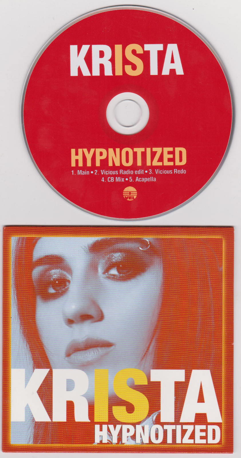KRISTA - Hypnotized - 5 Versions - 2011 CD Single - Rare Promo Versions ...