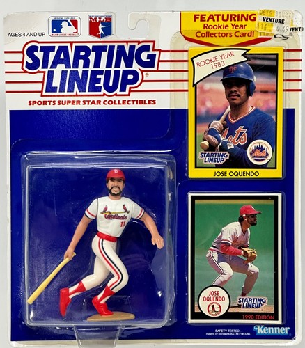 1990 KENNER STARTING LINEUP MLB JOSE OQUENDO ST LOUIS CARDINALS MOC | eBay