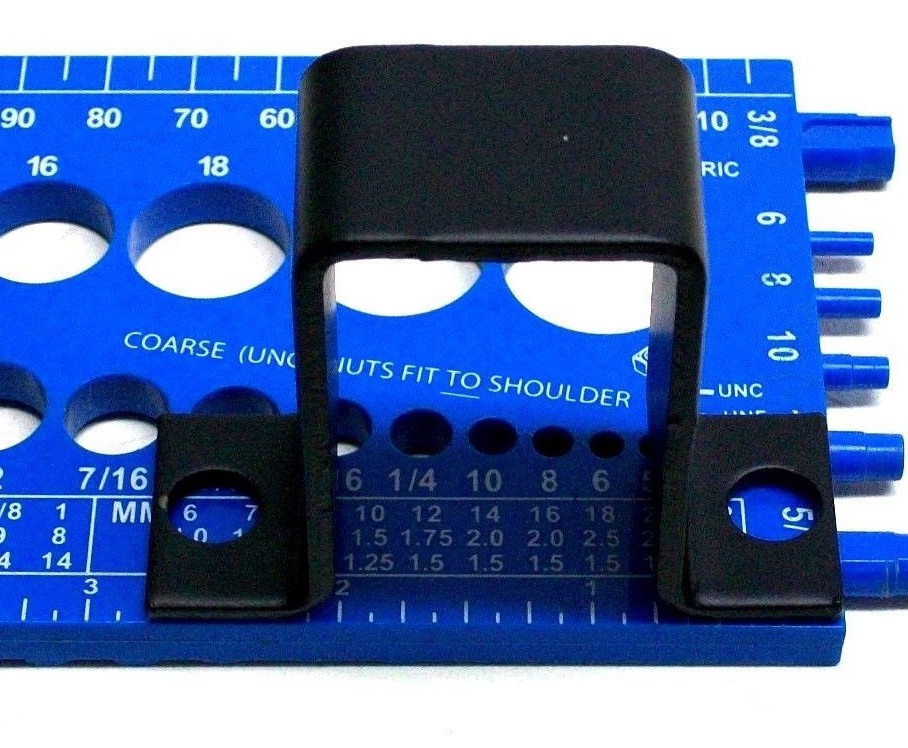 12 PACK! BLACK STEEL SUPPORT STANDOFF FURNITURE 1-1/4" U BRACKET LEG ...