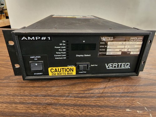 Verteq STQD600-C2-MC5X-PVDF Amplifier Untested | eBay