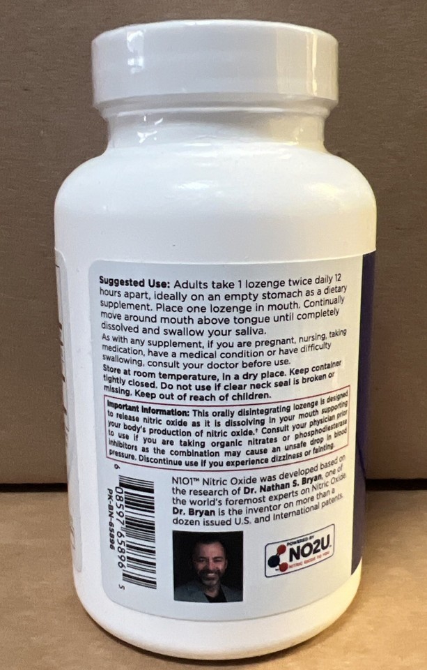 Nitric Oxide Lozenges for Heart Health, Circulation, Blood Pressure ...