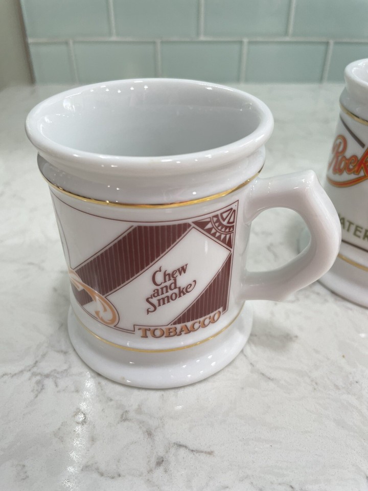 Retro Advertisement Mugs The Corner Porcelain Mug Collection ~ Lot Of 4 ...