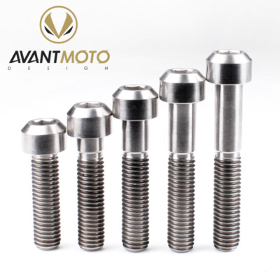 Titanium Chamfer Socket Cap Head Bolts M8 (1.25MM) 20 25 30 35 40 45 ...