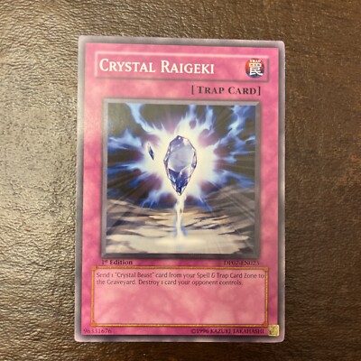 Crystal Raigeki - DP07-EN023 - Common - 1st Edition - Near Mint non ...