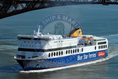 2000 Built RoRo Passenger Ferry BLUE STAR 1 - 6X4 (10X15) Photograph ...