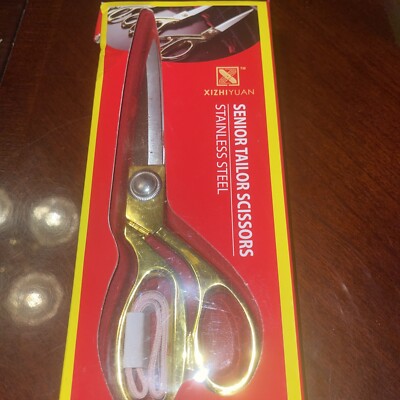 Ming Quan Chen Stainless Steel Gold Silver Senior Tailor Scissors #K38 ...