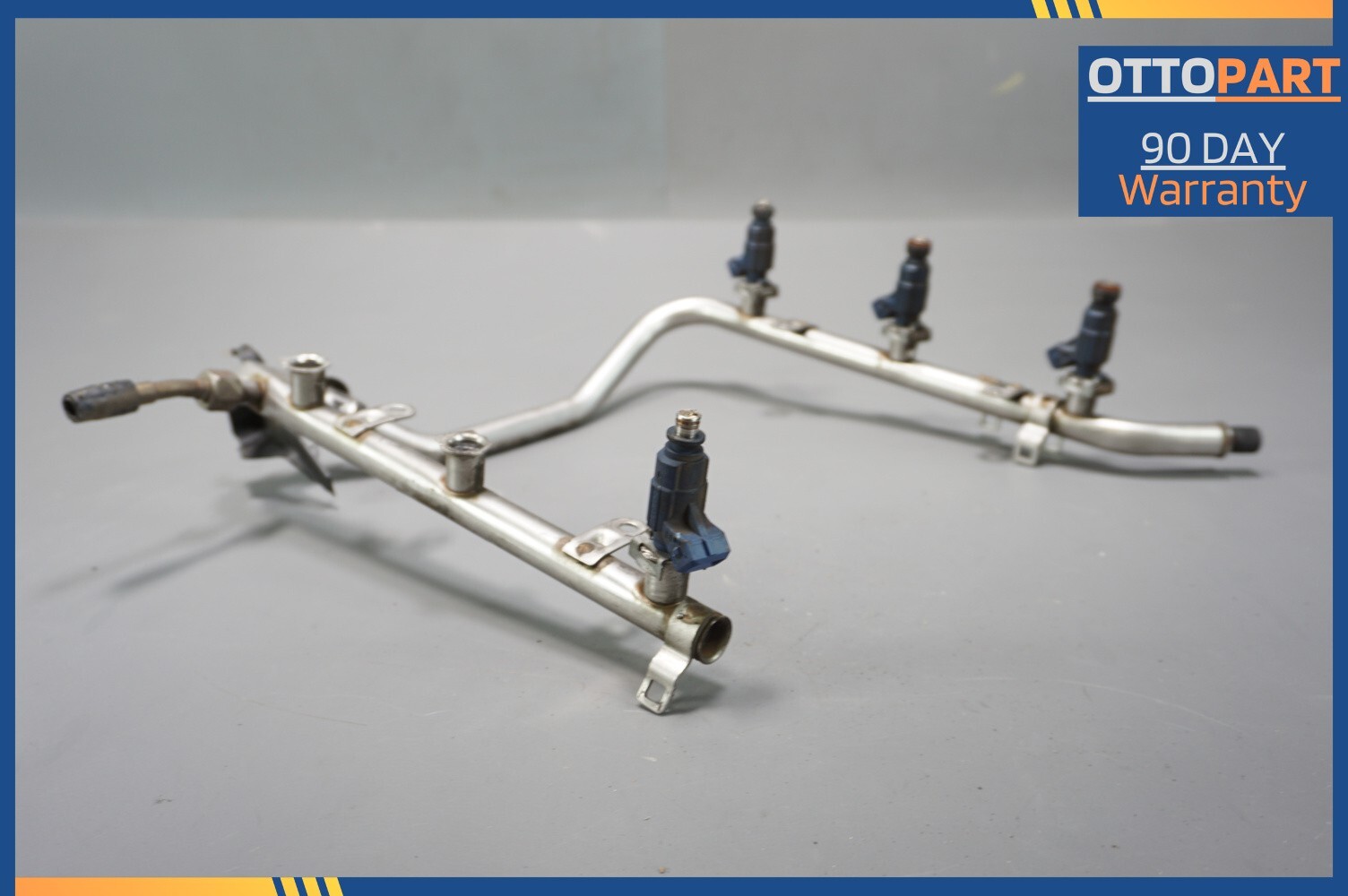 01-05 Mercedes ML320 CLK320 SLK320 Fuel Injector Rail w/ Injectors ...