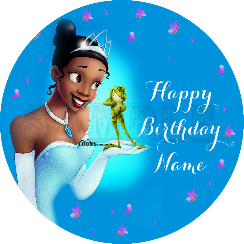 PRINCESS AND THE FROG Party Edible Cake topper image | eBay