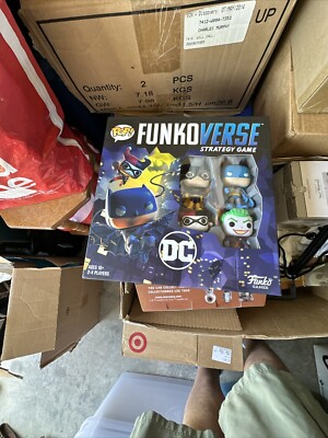 Funkoverse DC Comics The Strategy Game 100 Harley Quinn Joker Batman ...