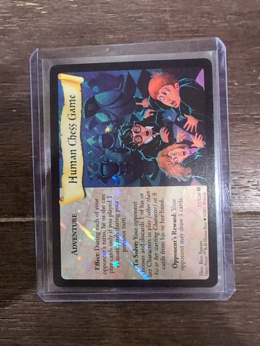 HARRY POTTER TCG BASE SET HUMAN CHESS MATCH HOLOFOIL RARE #11/116 WOTC ...