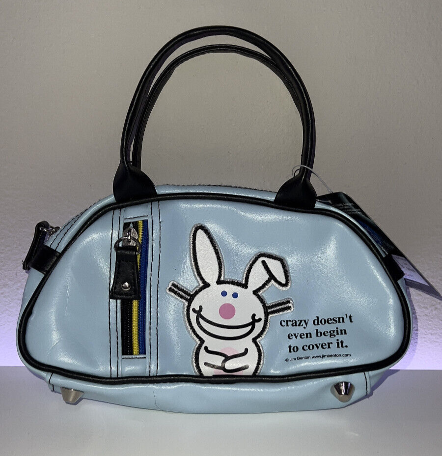Jim Benton Happy Bunny Mini Bag / Y2K PVC Tiny Purse NWT | eBay