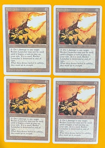 MTG ROCKET LAUNCHER (x4) Revised (OldManMTG 008-073) | eBay
