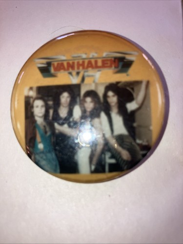 Vintage Van Halen Button Pin | eBay