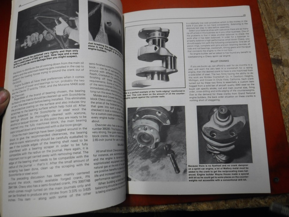 BUILDING THE CHEVY SPRINT CAR ENGINE 1980 JOHN THAWLEY | eBay