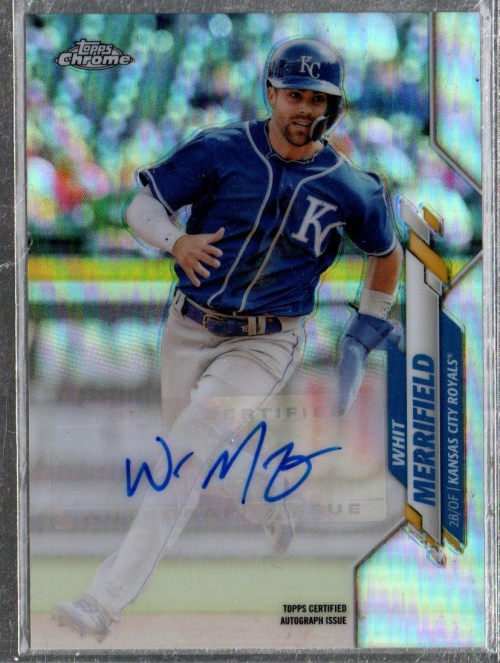 2020 Topps Chrome Update Autograph Refractors #USAWM Whit Merrifield ...