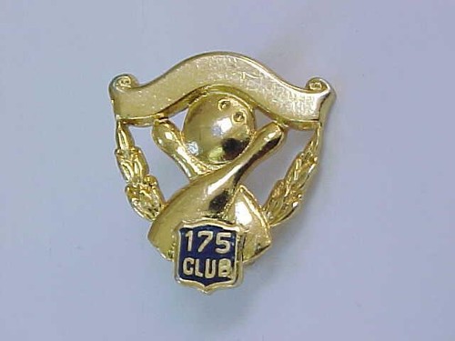 Vintage 175 Club BOWLING Lapel Pin in Gold Tone | eBay