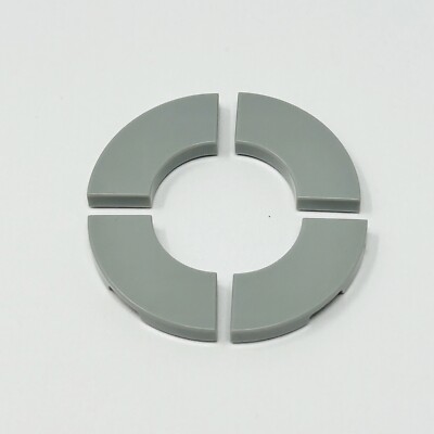 27925 LEGO Parts Tile Round Corner 2x2 Macaroni LIGHT BLUISH GRAY (4 ...