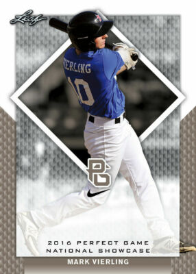 MARK VIERLING 2016 LEAF "PERFECT GAME" SHOWCASE NIKE ALL-AMERICAN ...