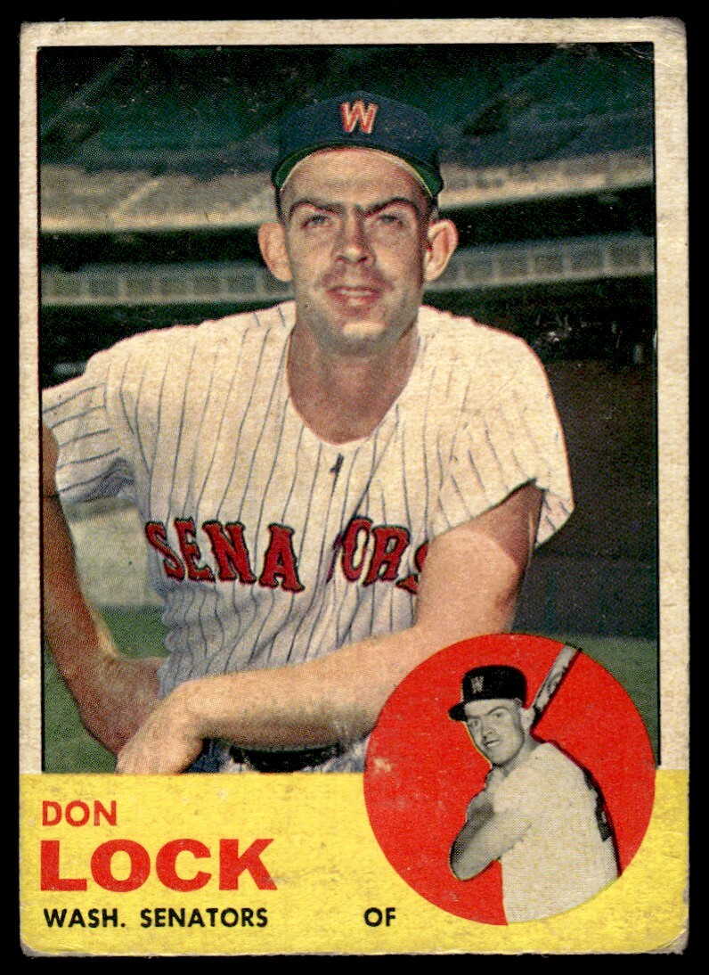 1963 Topps Don Lock ≥ RC Washington Senators #47 | eBay