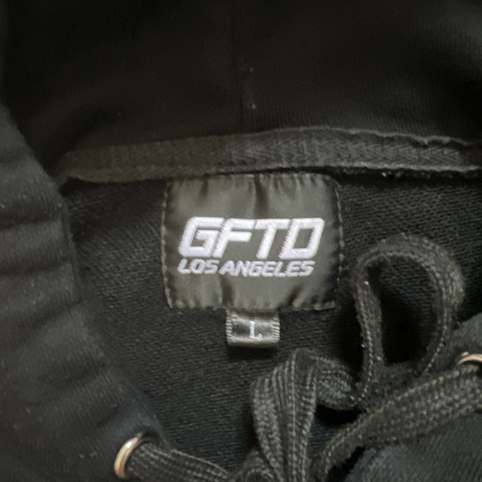 GFTD Army Los Angeles Men’s Zander Black Hoodie Pullo… - Gem