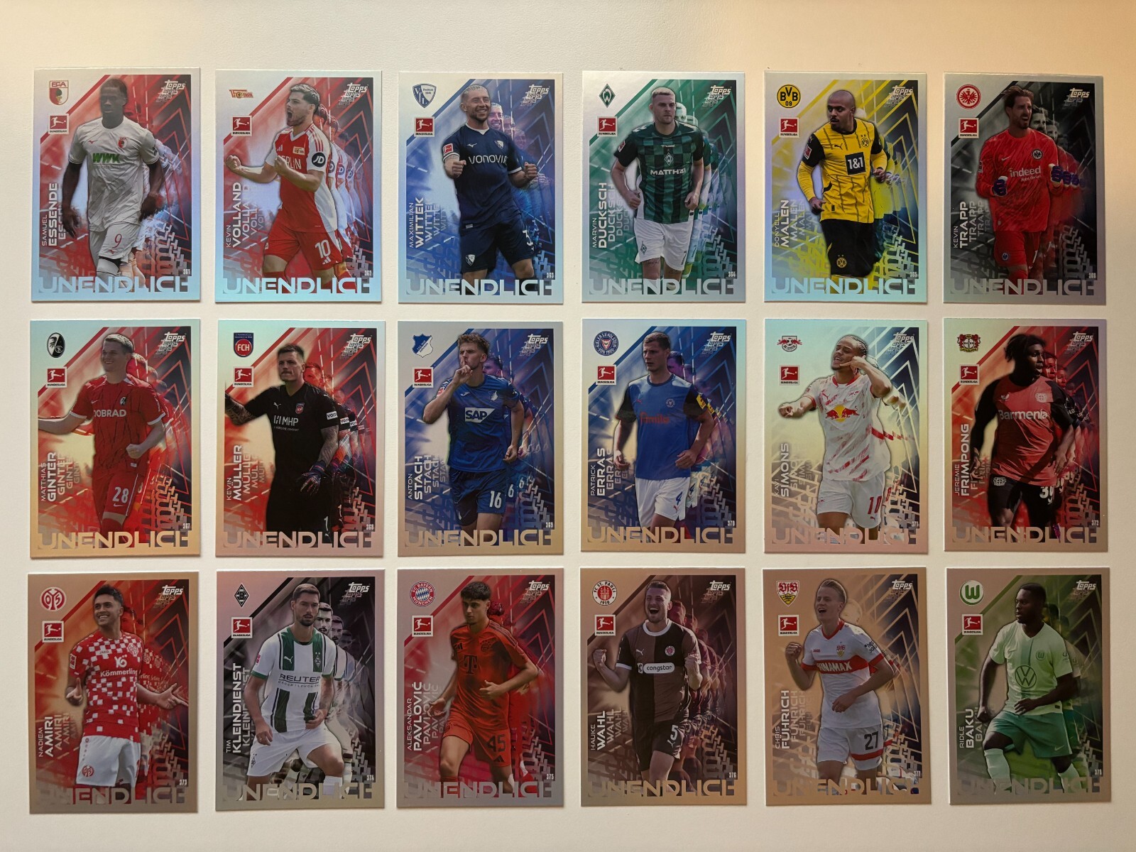 Topps MATCH ATTAX Karten 24/25 Bundesliga 2024/2025 - Komplette Sets ...