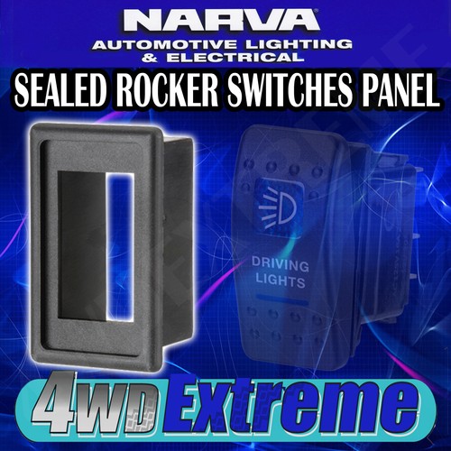 NARVA ROCKER SWITCH PANEL FOR DASH MOUNT SWITCHES 4X4 4WD ARB CAMPING ...