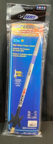 Estes Supernova flying model rocket kit #7248, Two Stage Payloader ...