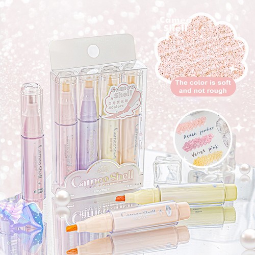 Durable Fiber Tip Highlighter Pen with Various Colors Macaron Color | eBay