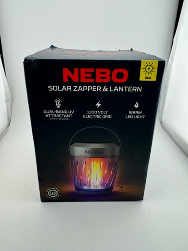 NEBO / SKEETER HAWK (NEB-ZAP-0003) SOLAR ZAPPER & LED LANTERN LIGHT for ...