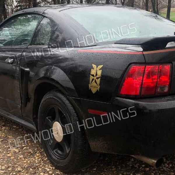 MFP MAD MAX sticker badge MAIN FORCE PATROL Road Warrior Interceptor ...