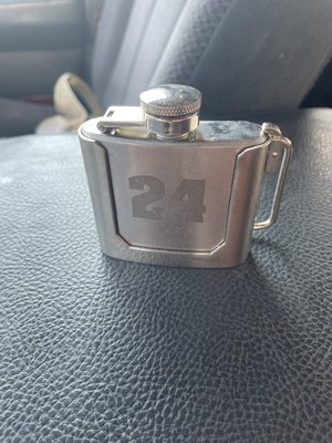 24 Metal Flask Belt Buckle 4oz | eBay