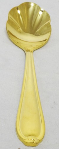 ALTON GOLD by Retroneu Sugar Shell / Spoon 5.75" long NEW NEVER USED ...