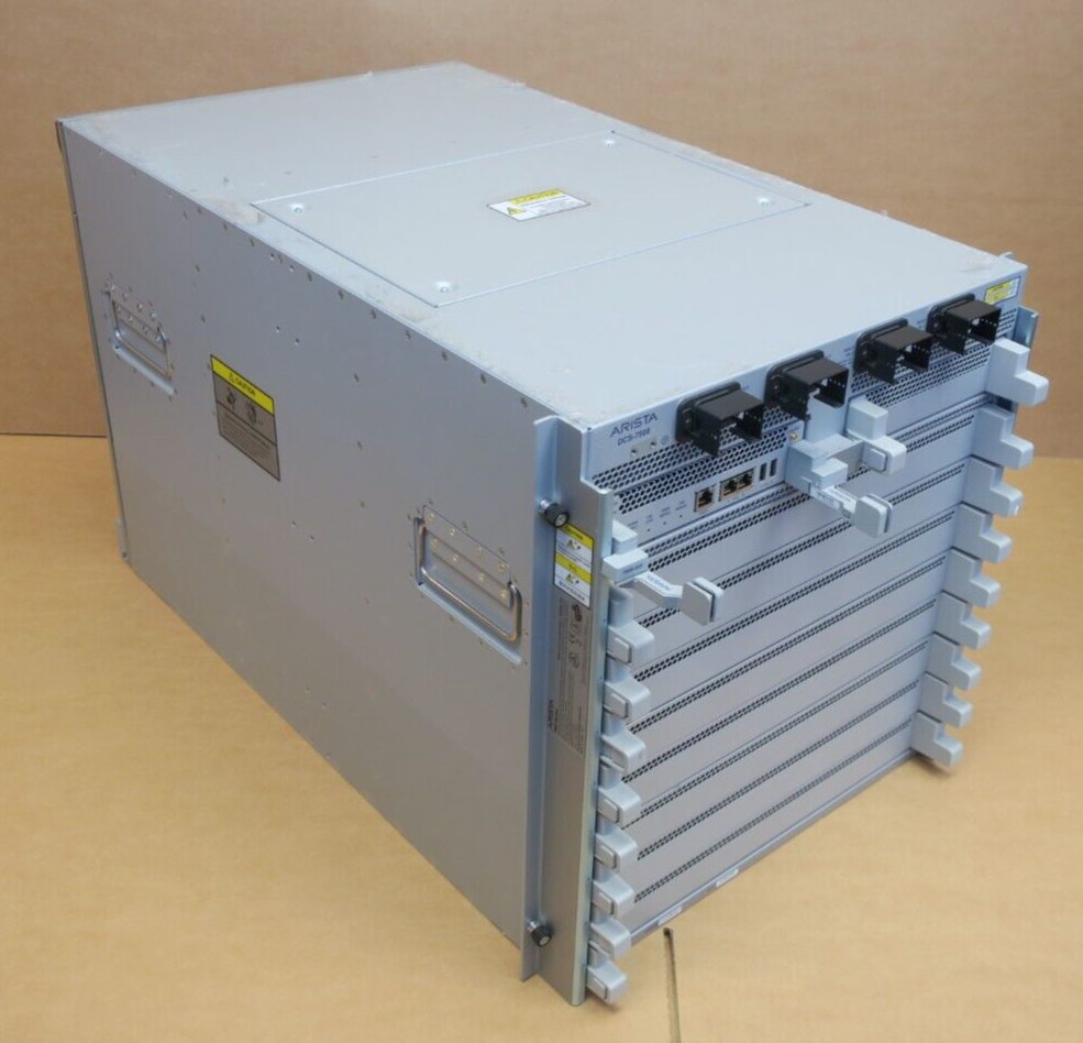 Arista DCS-7508 Data Center Switch Chassis | 7500E-SUP | 4x PWR-2900AC ...