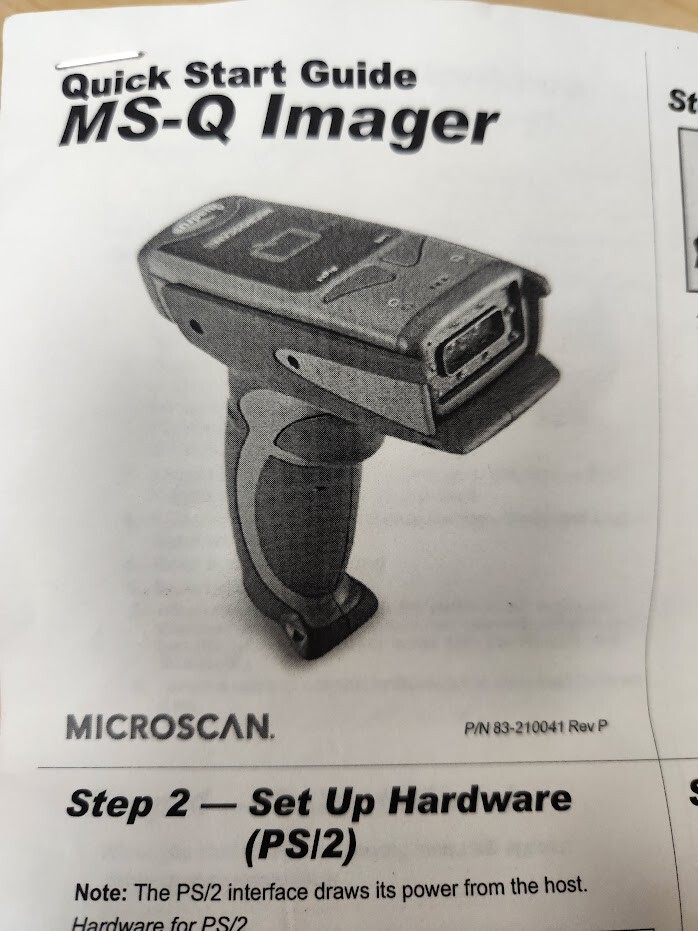 Microscan MSQ Handheld Barcode Scanner | eBay