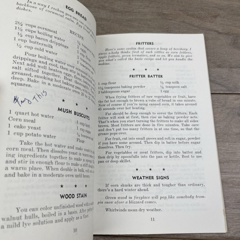Vintage 1968 HILLBILLY COOKIN' Mountaineer Style CookBook Funny Recipes ...