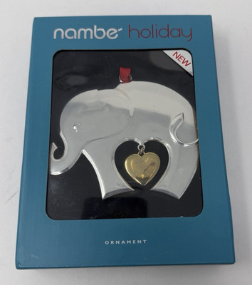Nambe Baby's First Christmas Holiday Ornament 2021 Silver Plate ...