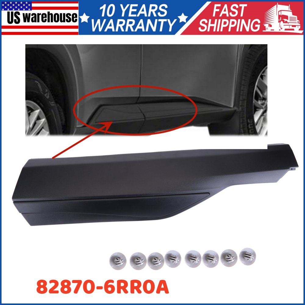 82870-6RR0A Door Trim Molding Rear Right Lower Passenger For Nissan ...