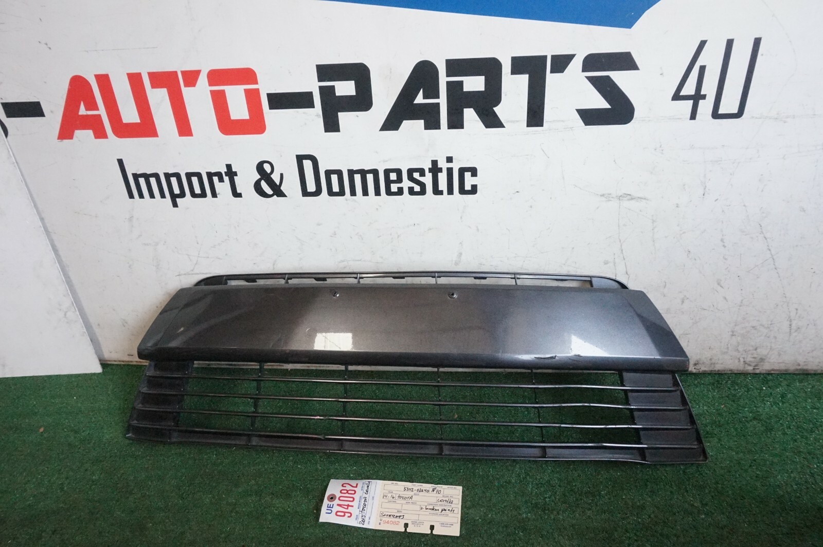 2014 2015 2016 TOYOTA COROLLA FRONT LOWER BUMPER GRILLE OEM UE94082 | eBay